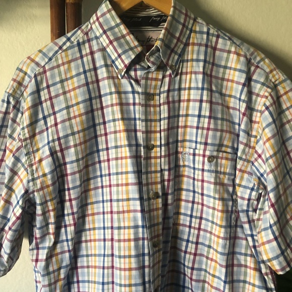 George Strait | Shirts | Nwt George Strait Mens Blue White Red Orange ...